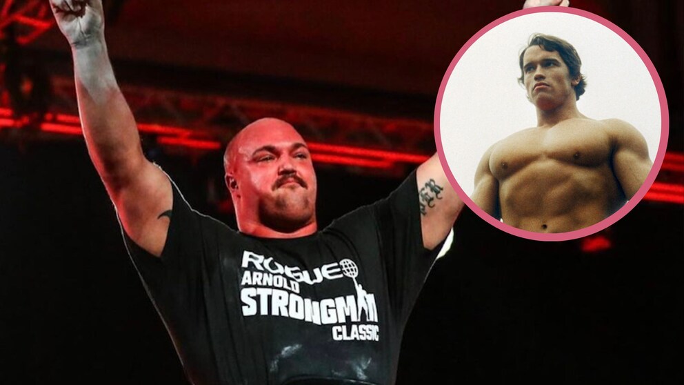 Strongman Mitchell Hooper wagt sich an Schwarzenegger-Workout - FITBOOK