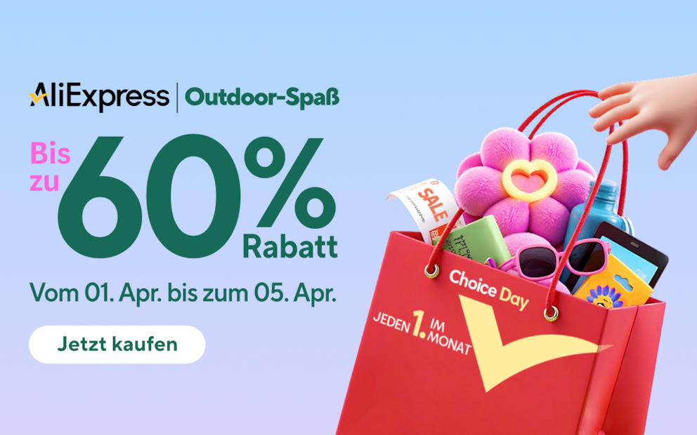 AliExpress: Große Rabatte beim Choice Day Sale im April sichern! - myHOMEBOOK