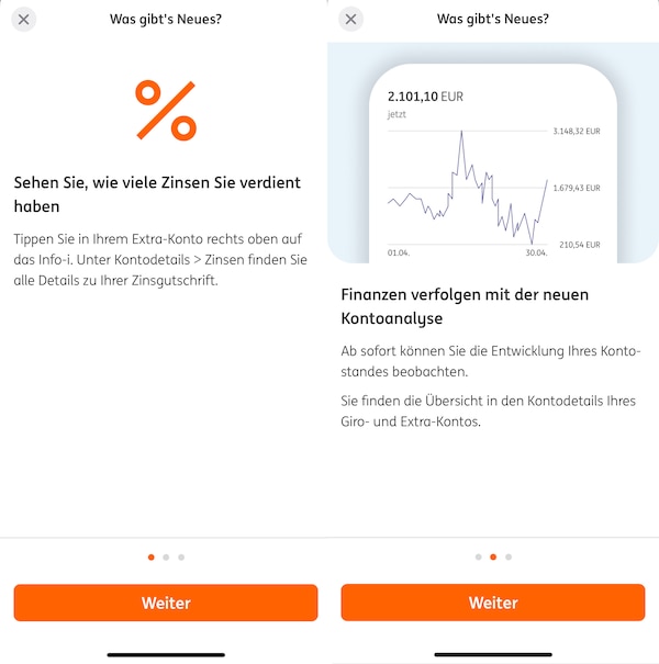 Update für ING-App bringt Kontoanalyse und Zinsansicht - TECHBOOK