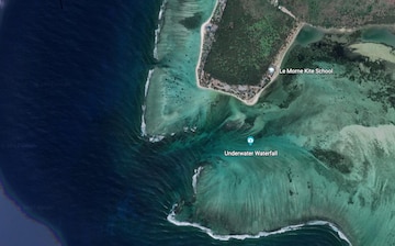Der faszinierende Unterwasser-Wasserfall vor Mauritius